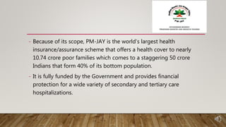 Government Insurance Scheme/ Ayushman Bharat/ PMJAY | PPTX