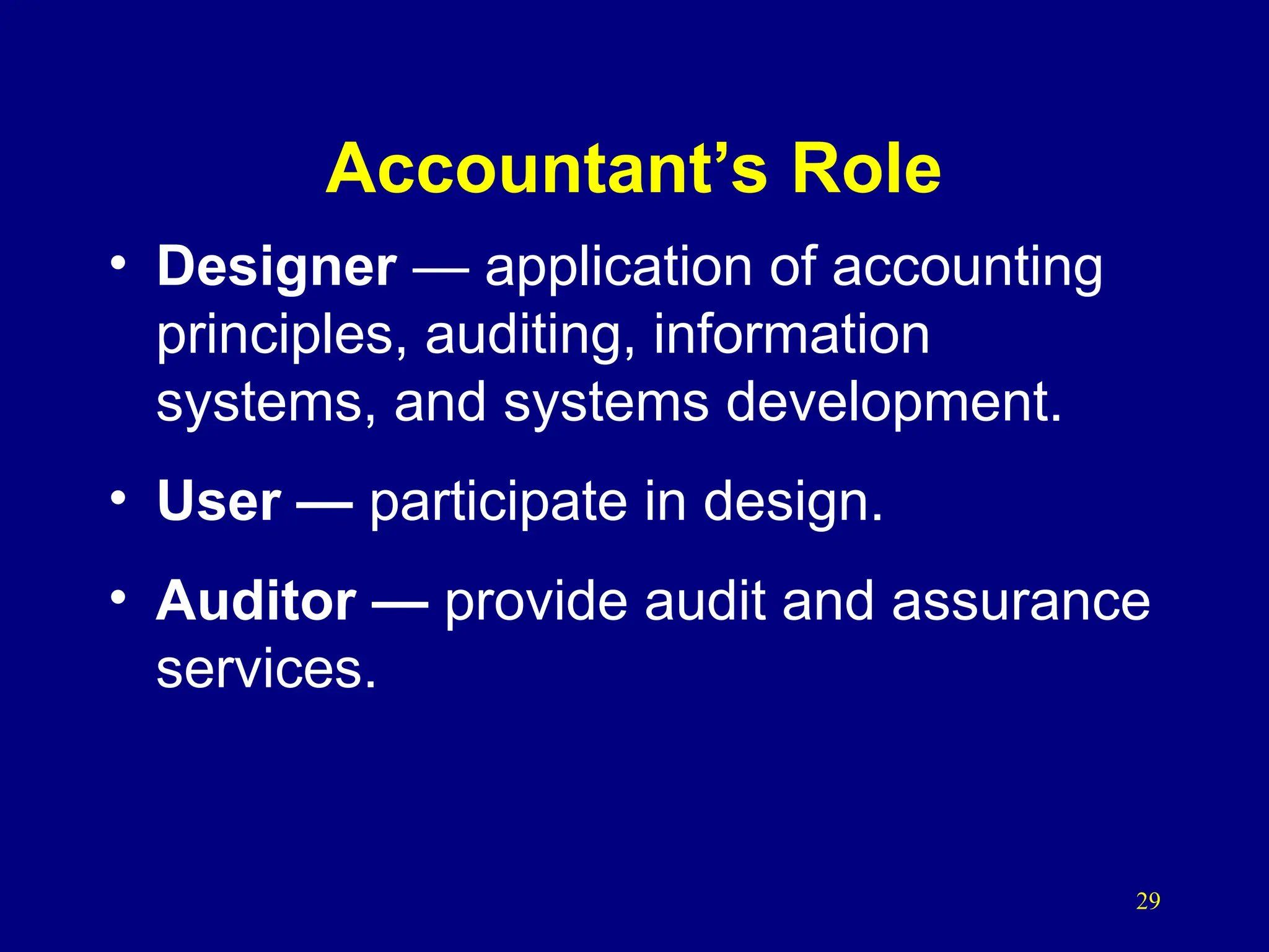Introduction to Accounting Information Systems | PPT
