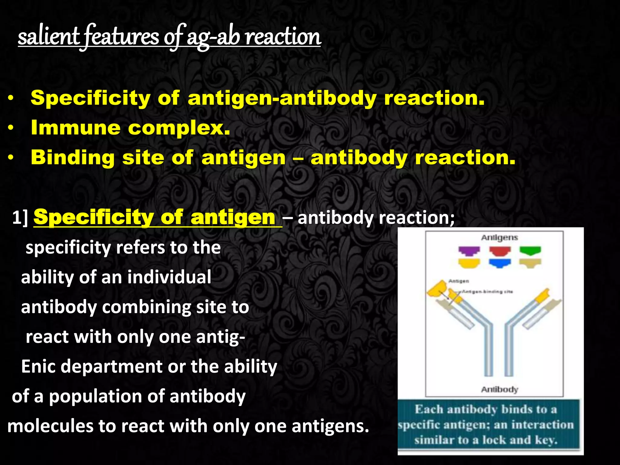 Antigen-Antibody Reaction (Ab Ag Reaction) | PPTX