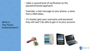 Webinar - Easy multi factor authentication strategies and PCI DSS | PPTX | Internet | Computing