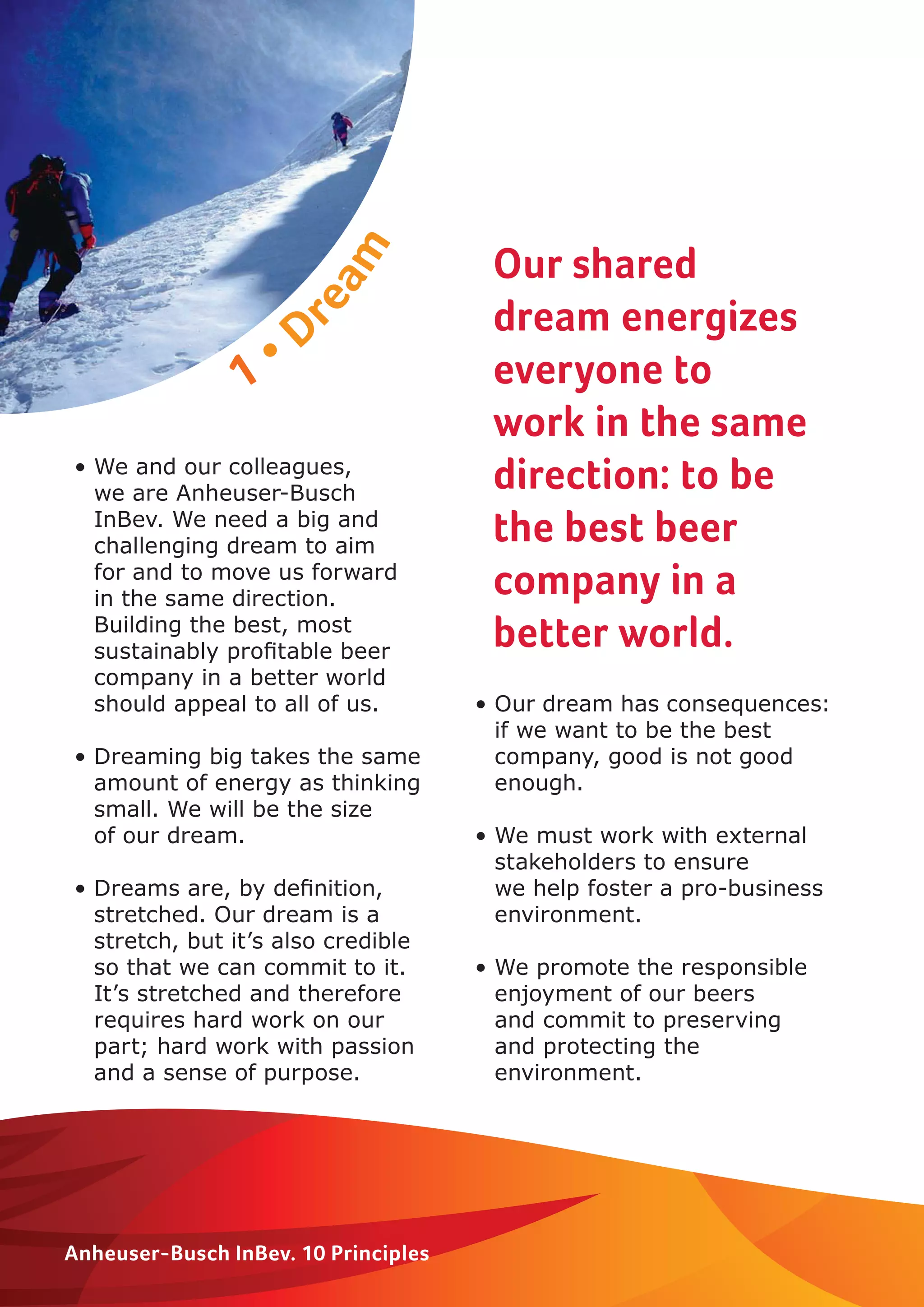 Ab in bev-ten_principles | PDF