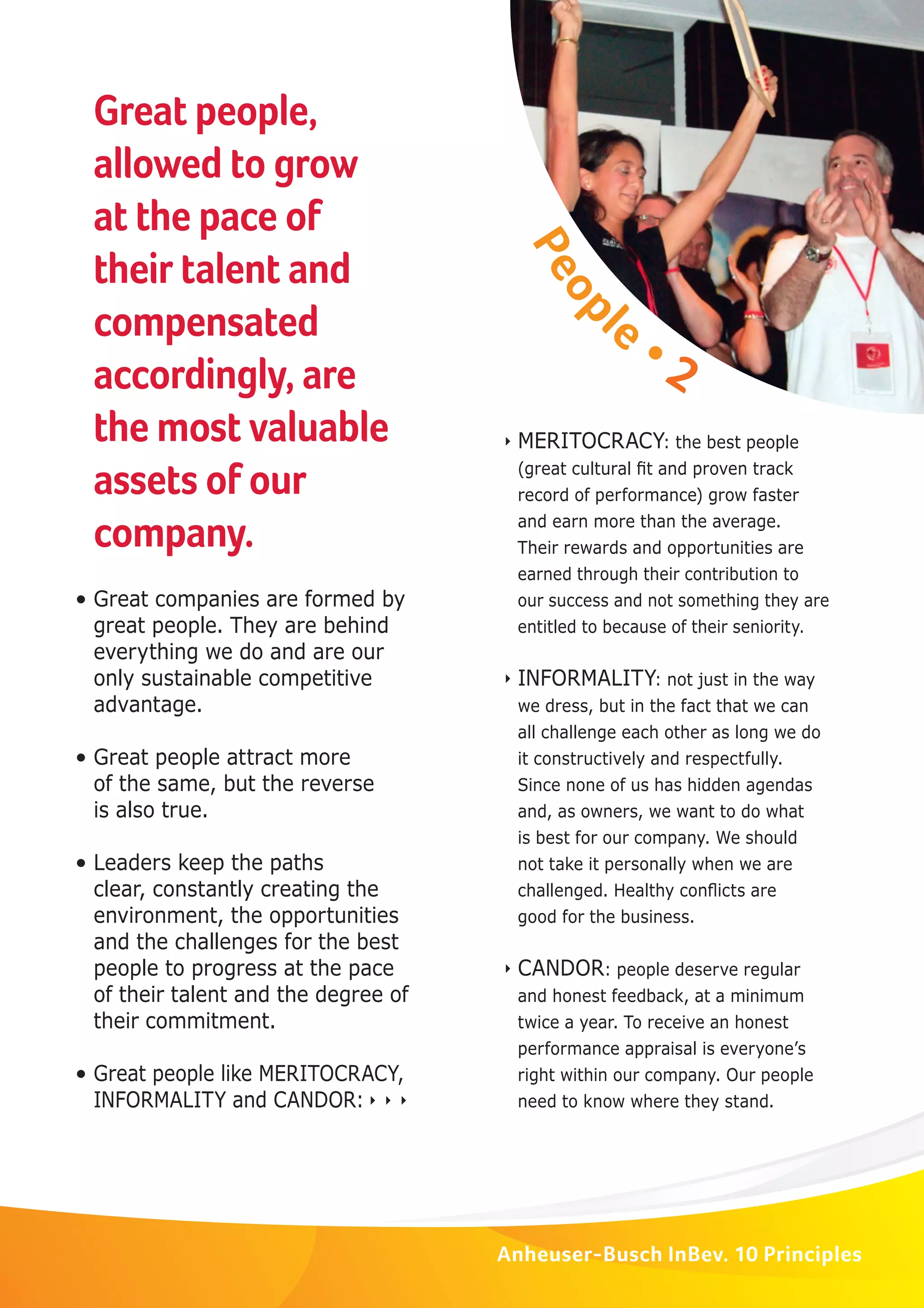 Ab in bev-ten_principles | PDF