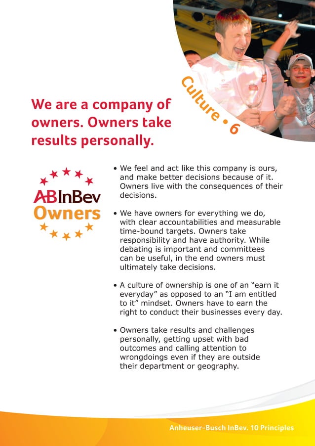 Ab in bev-ten_principles | PDF