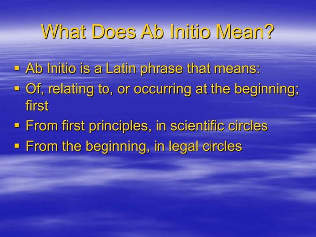 ab-initio-training basics and architecture | PPTX | Operating Systems | Computer Software and ...