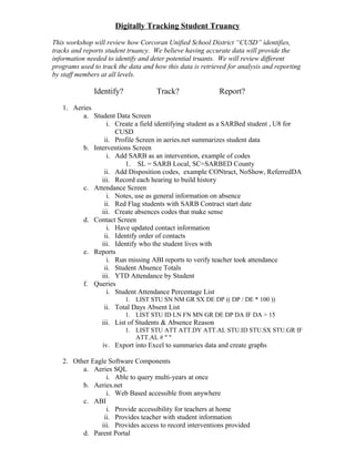 Data Management & truancy | PDF