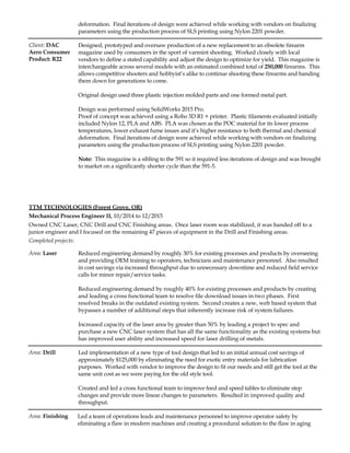 Jim Cloer Process Engineer Resume | PDF