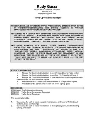 new resume | DOC