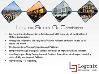 Logenix- Regional Presentation | PPT