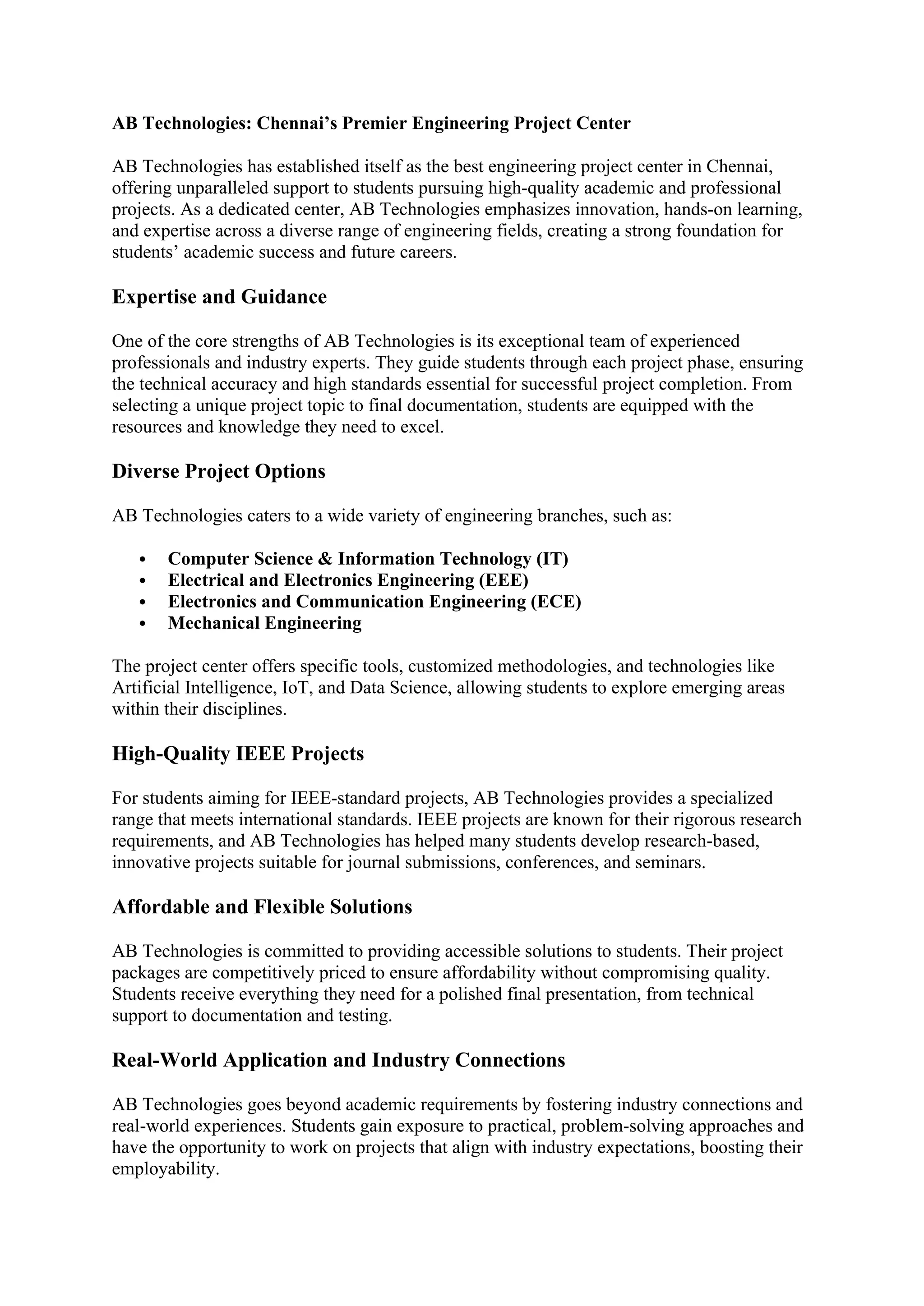 Best IEEE project center in chennai Best IEEE project center in chennai ...