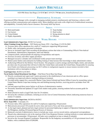 Aaron Brunelle Resume | PDF
