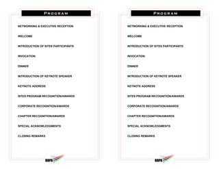 BDPA Cincinnati Chapter Awards Banquet Souvenir Book | PPT