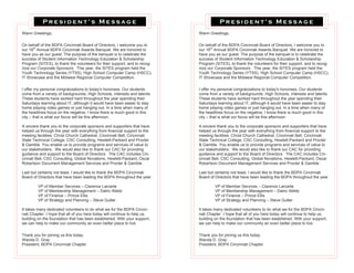 BDPA Cincinnati Chapter Awards Banquet Souvenir Book | PPT