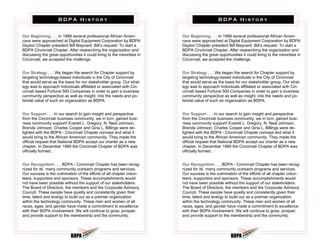 BDPA Cincinnati Chapter Awards Banquet Souvenir Book | PPT