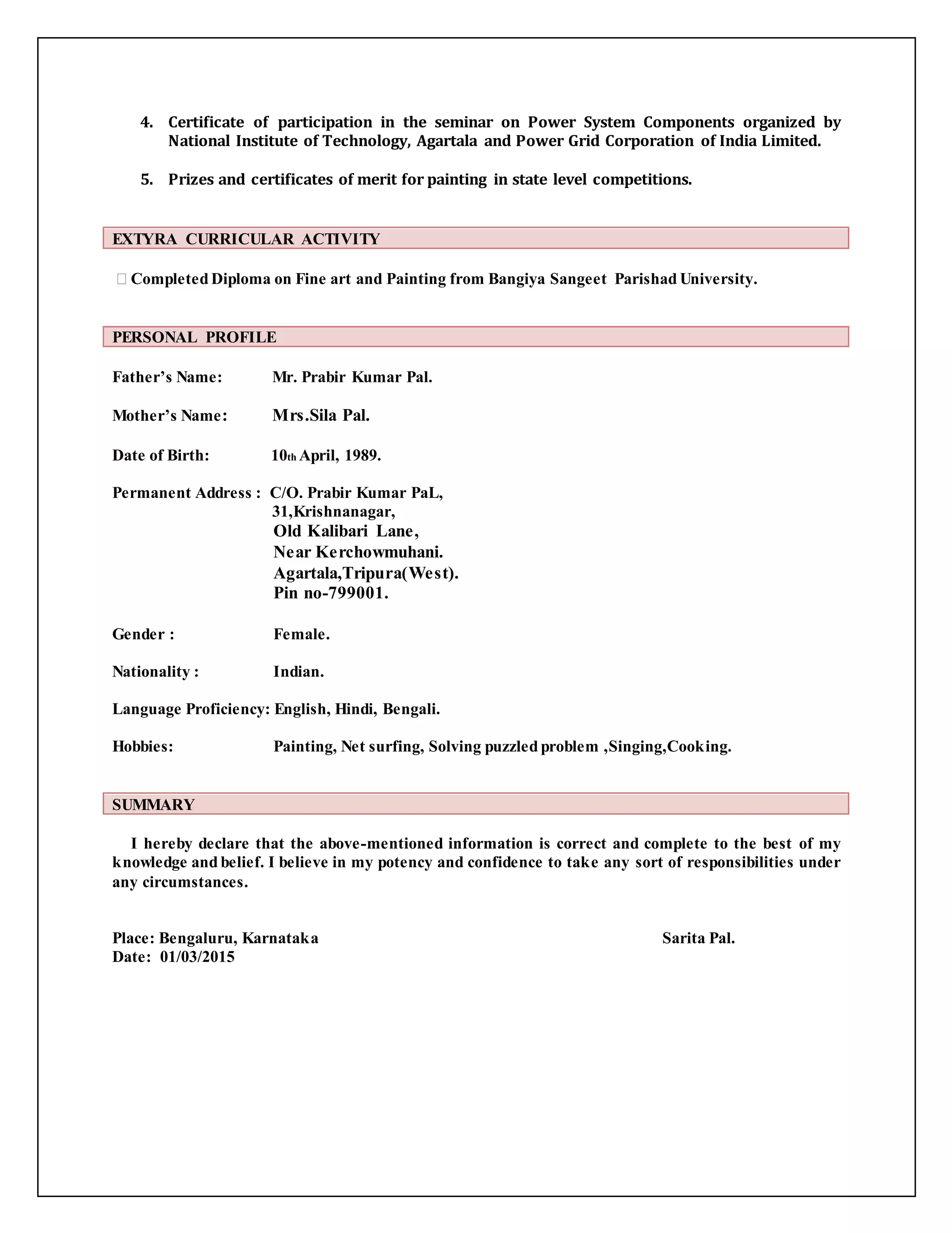 SARITA PALresume | DOCX