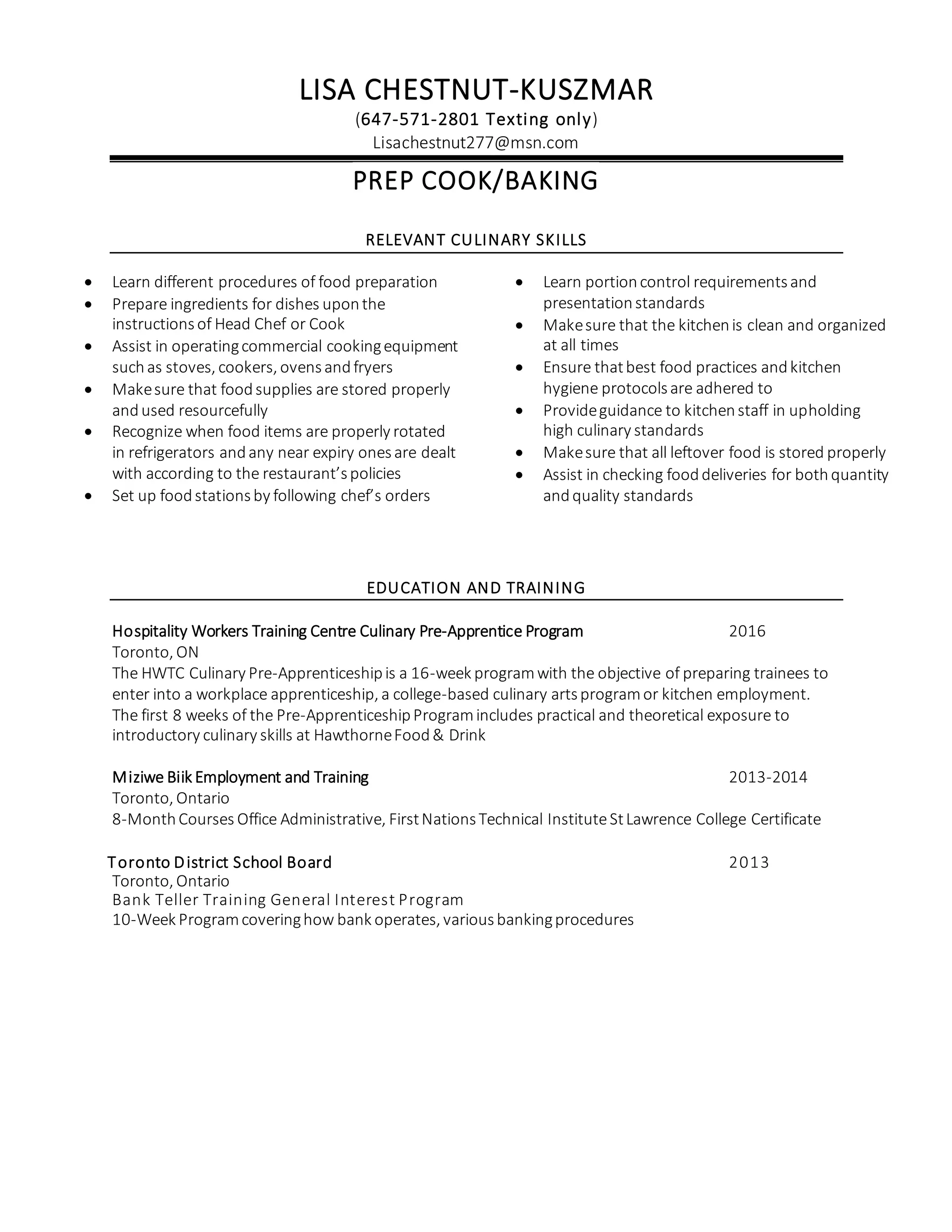 Lisa Kuszmar update Resume 2016 | PDF