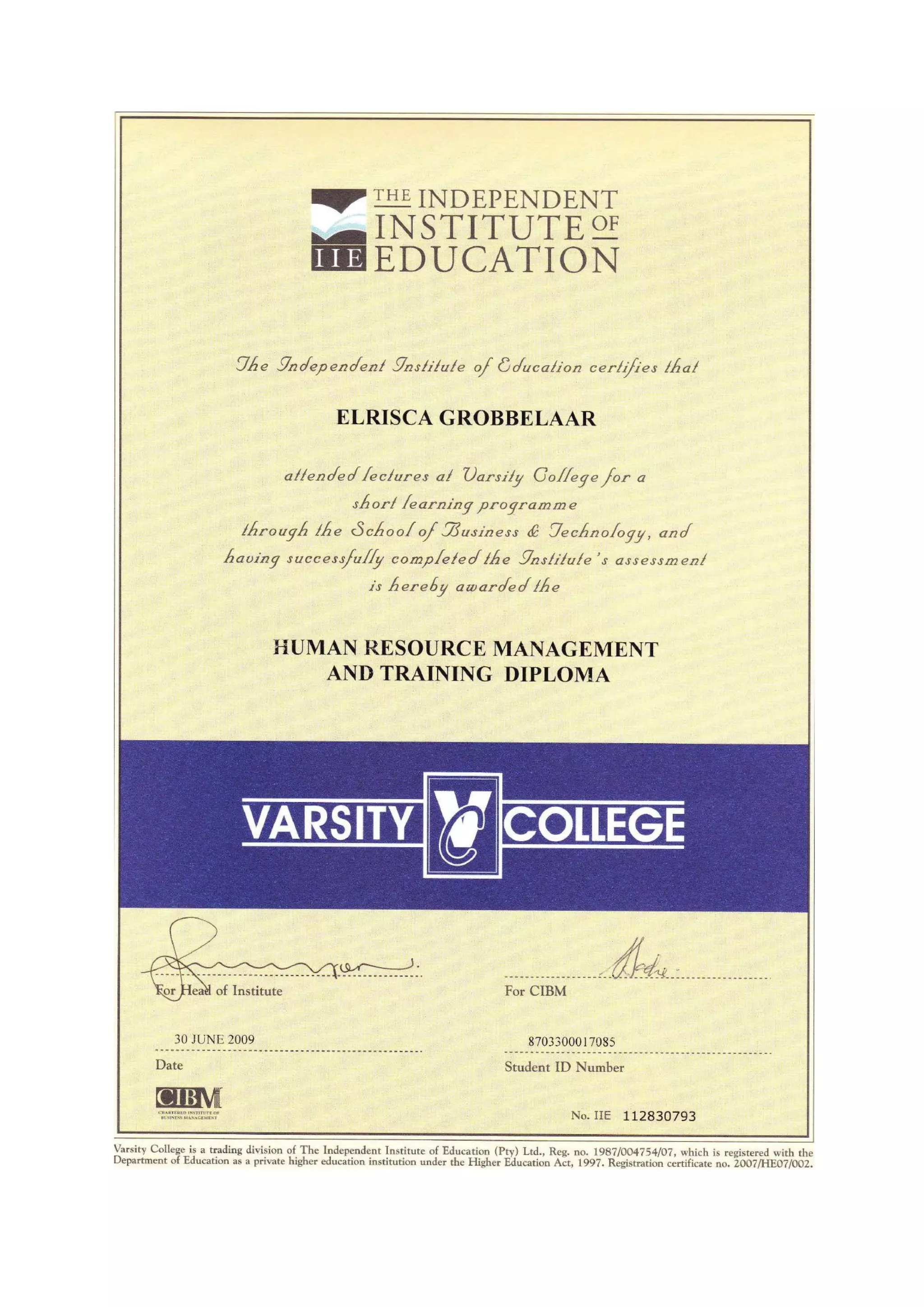 HR Management & Training | PDF