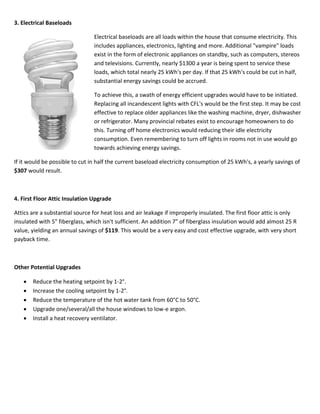 Residential Energy Audit Report | PDF