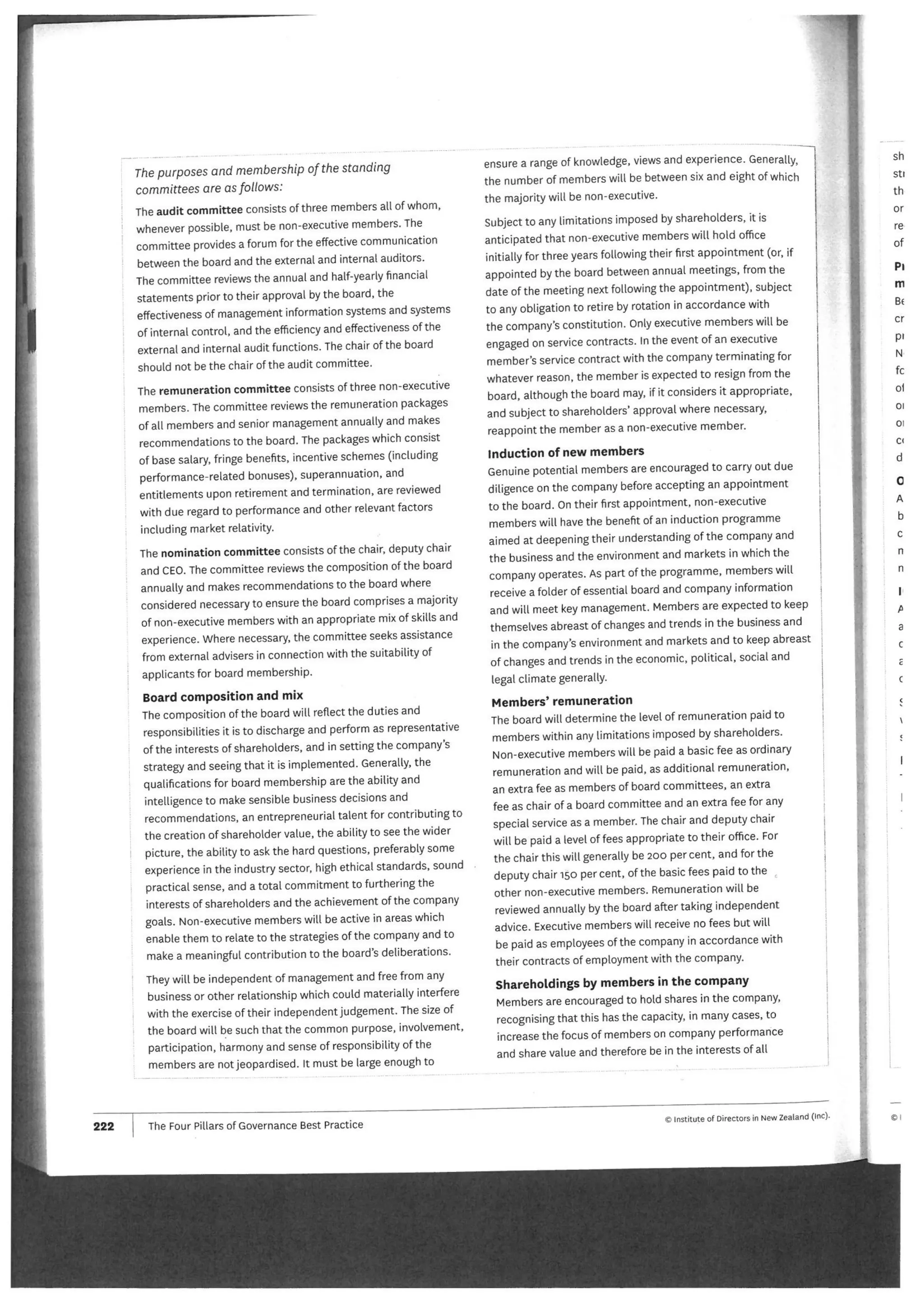 Sample board charter Appendix A | PDF