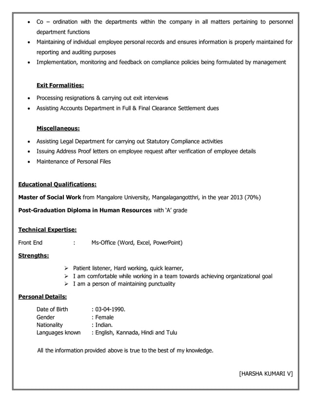 Harsha updated cv | PDF