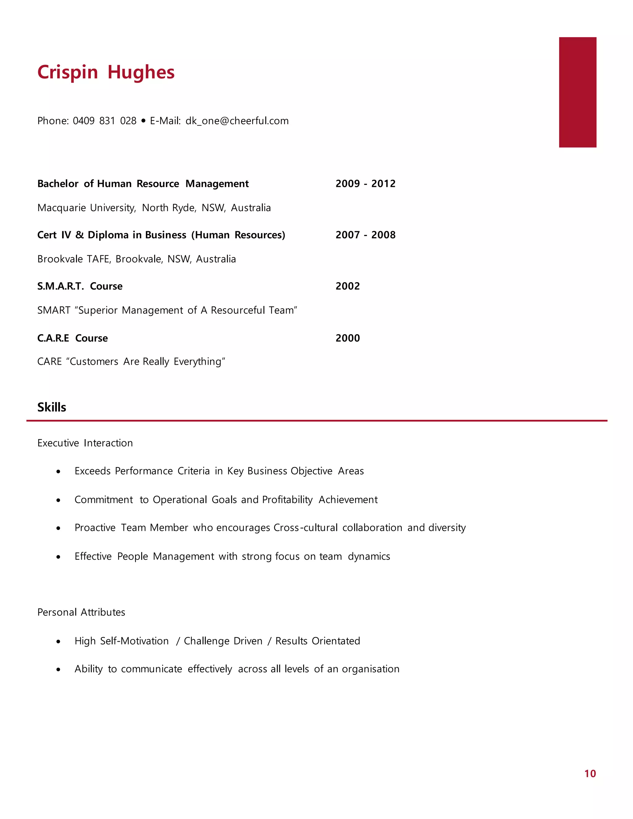 Crispin Hughes CV + CL 11.11.16