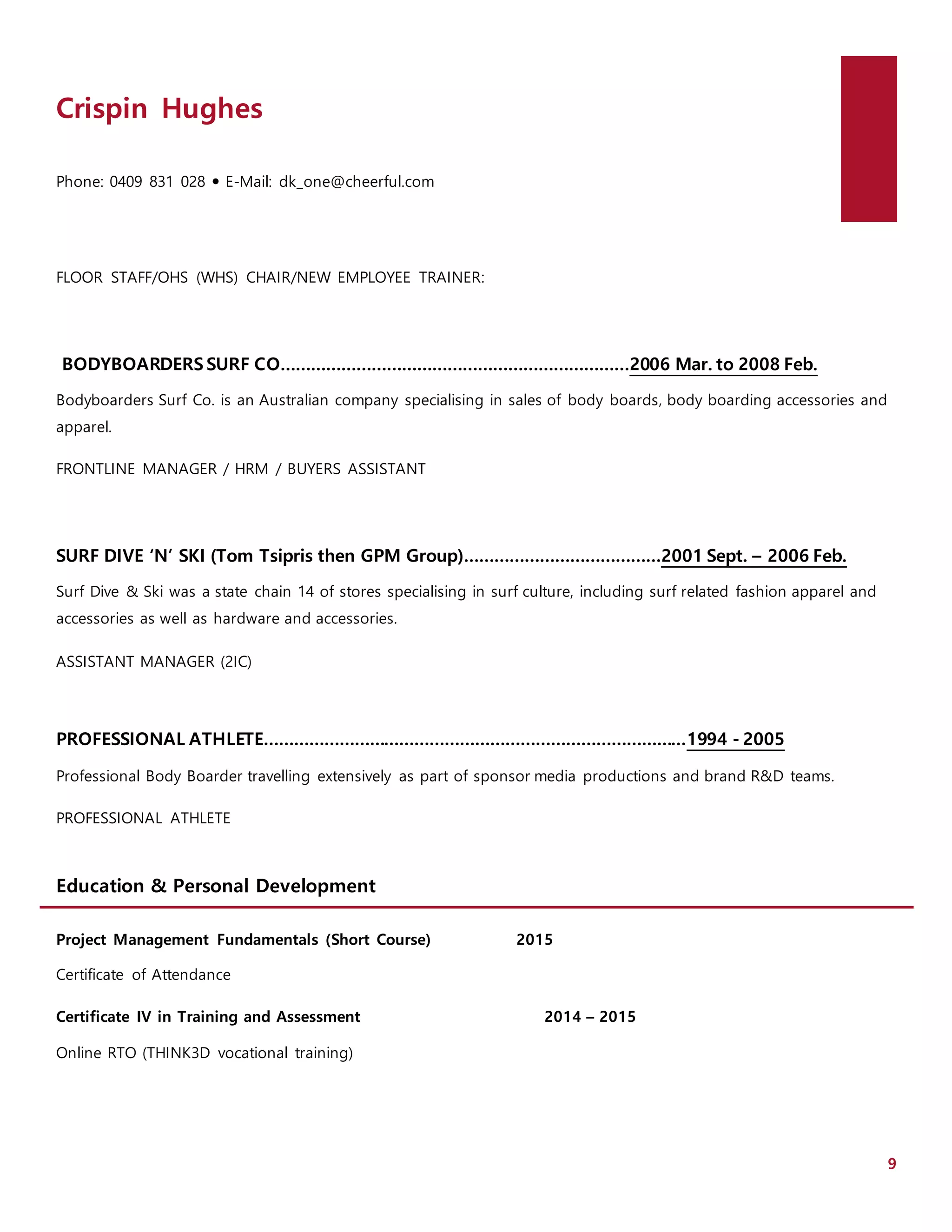 Crispin Hughes CV + CL 11.11.16