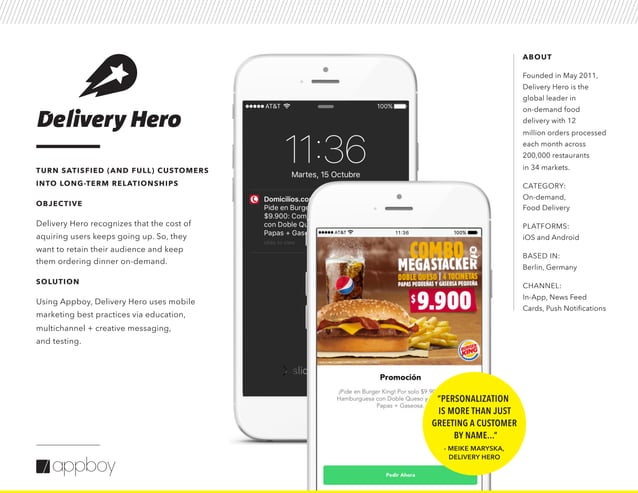 Appboy / Delivery Hero Case Study | PPT
