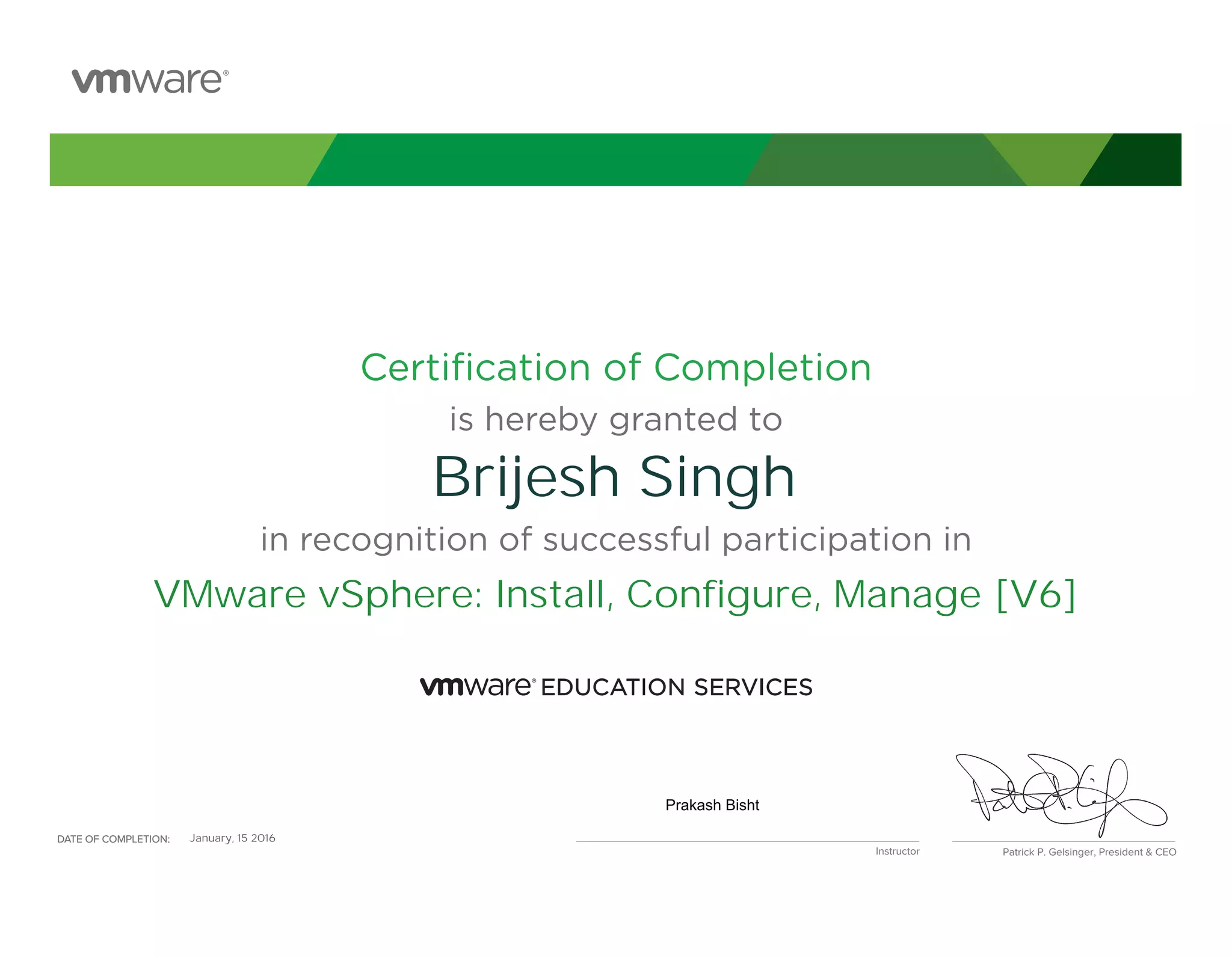 Vmware certificate | PPT