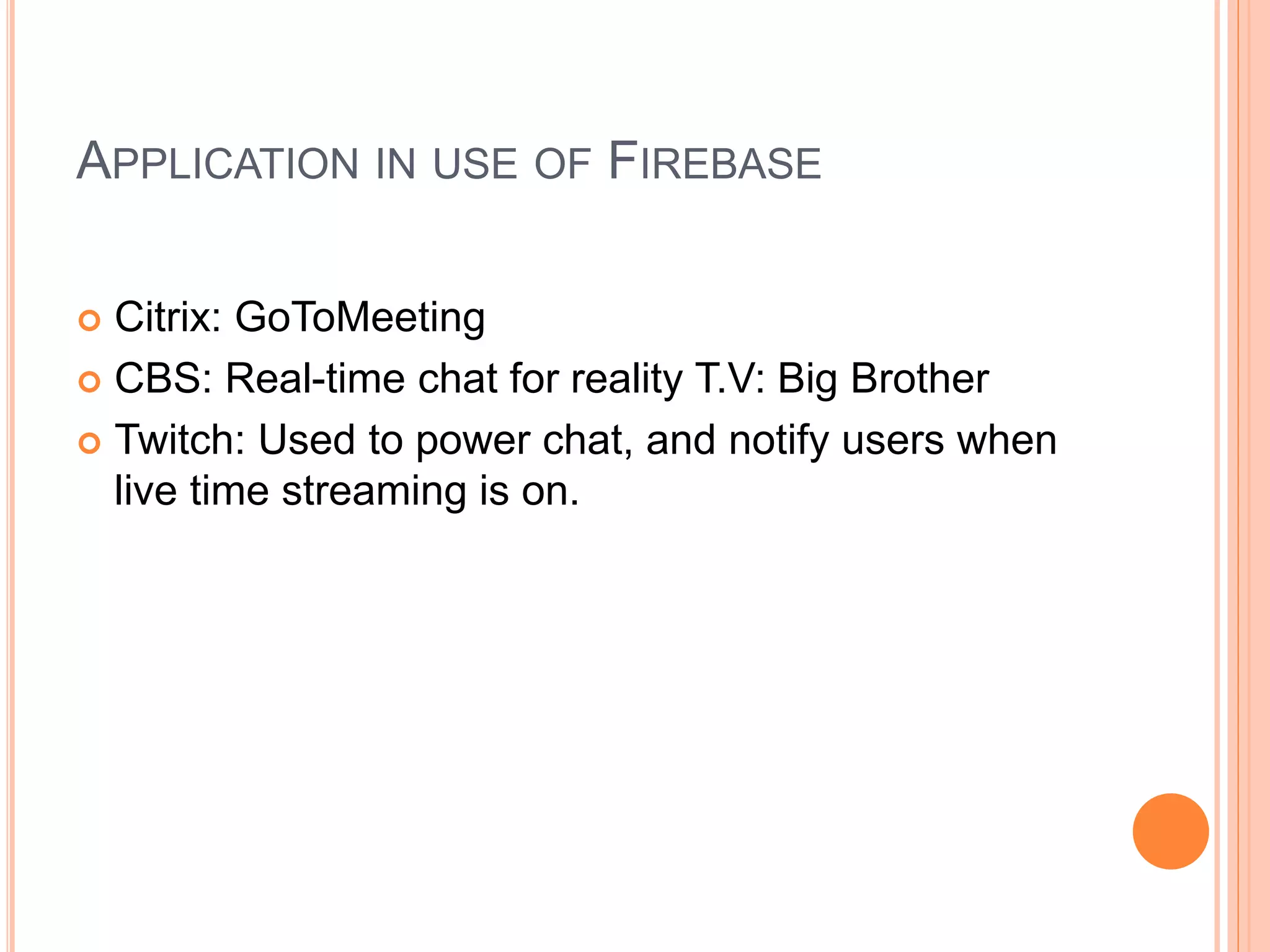The Platform (FIREBASE) | PPTX