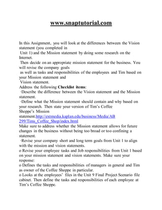 Ab 299 Enhance teaching - snaptutorial.com