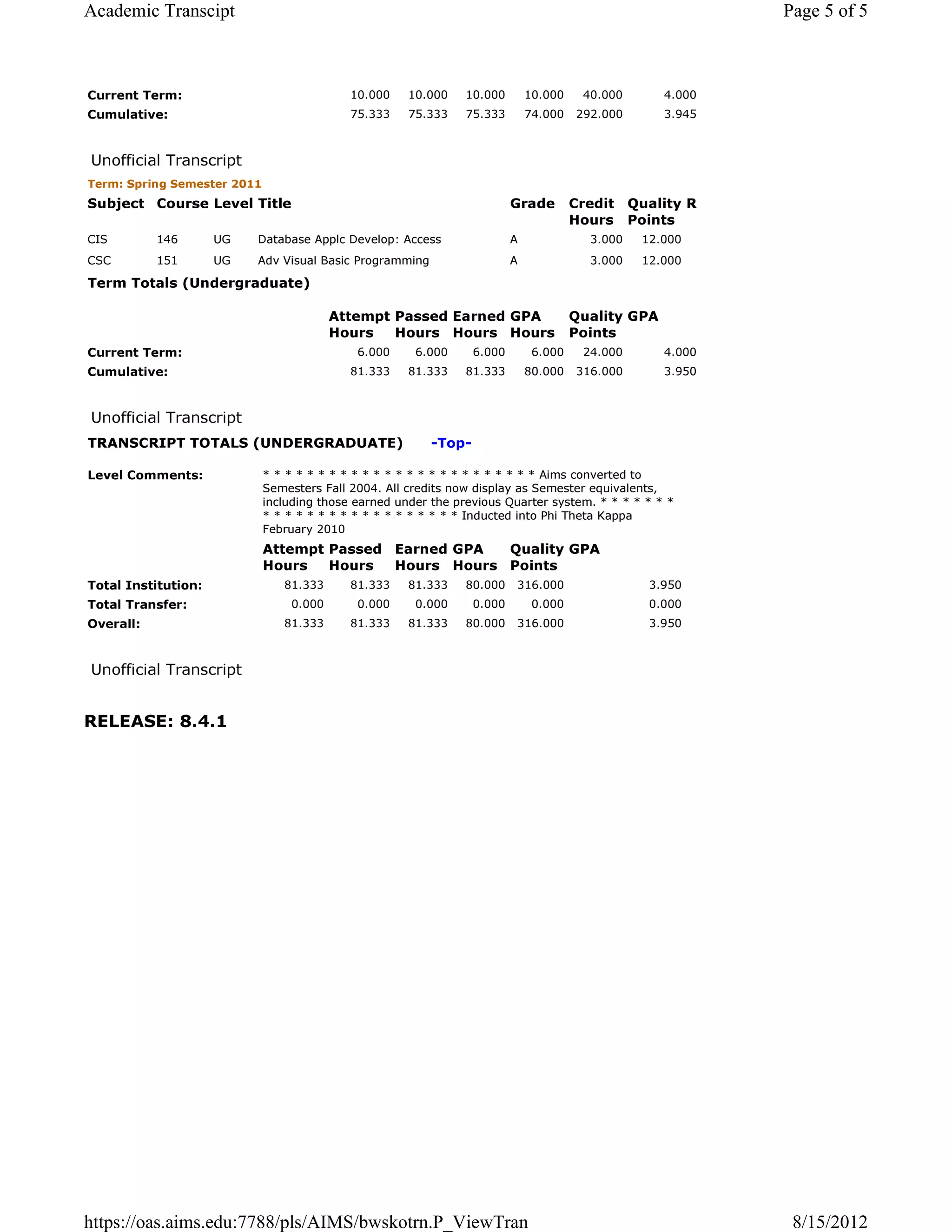 John-Chatman-Unofficial-Transcripts | PDF