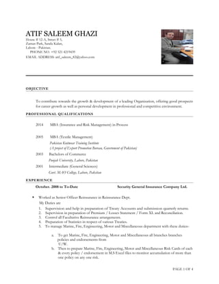 Atif CV | DOC