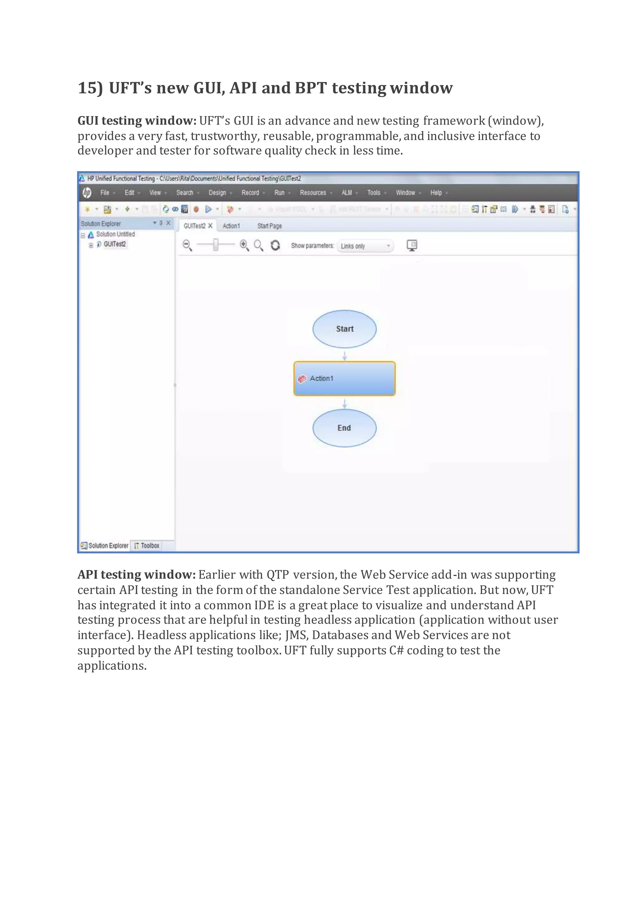 UFT- New features and comparison with QTP | PDF