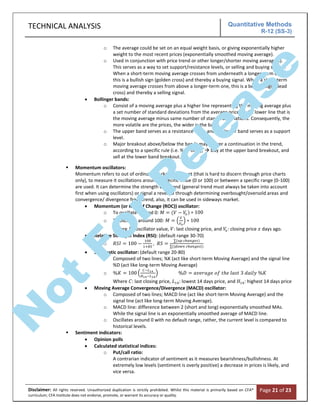 Quantitative methods - Level I - CFA Program | PDF