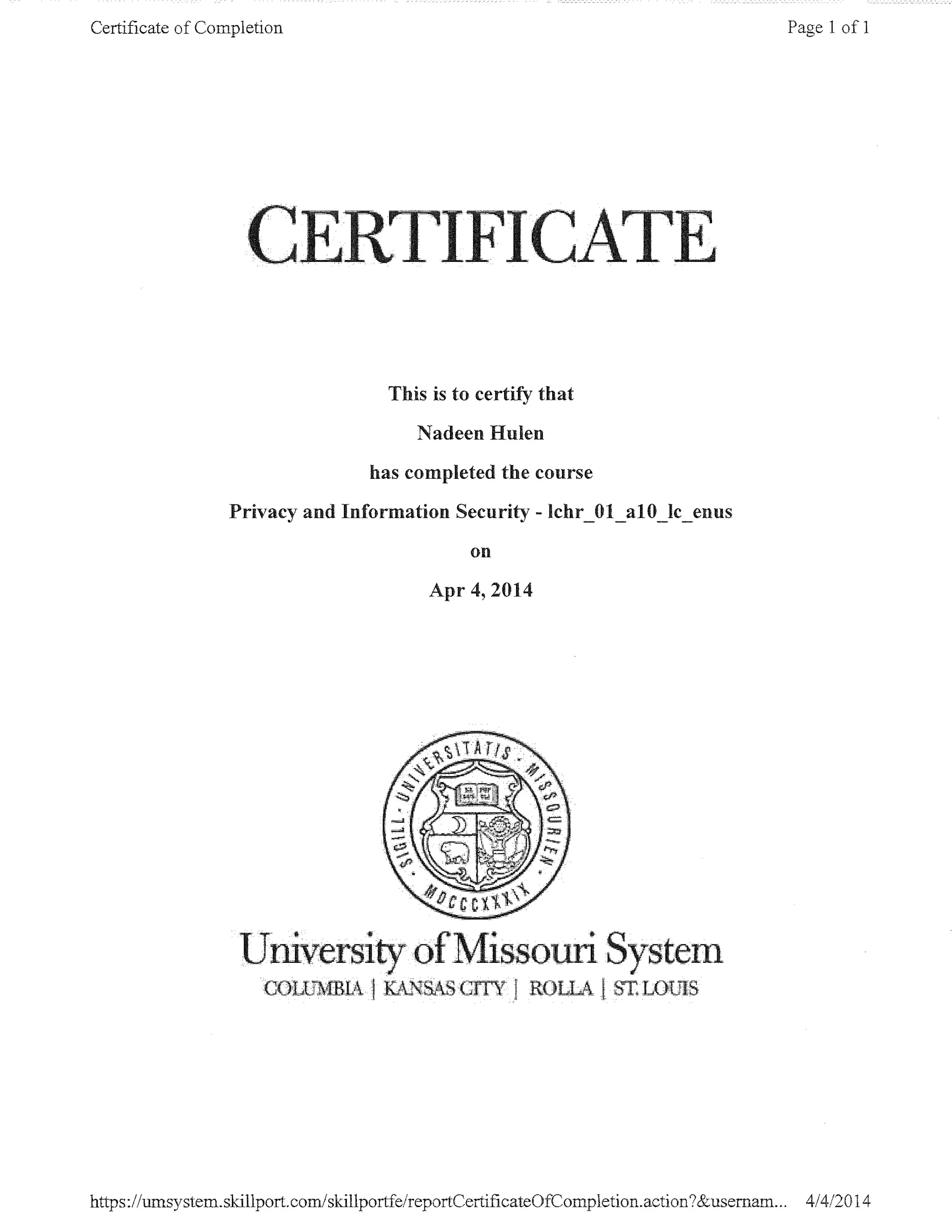 PCI Compliance Certificate | PDF