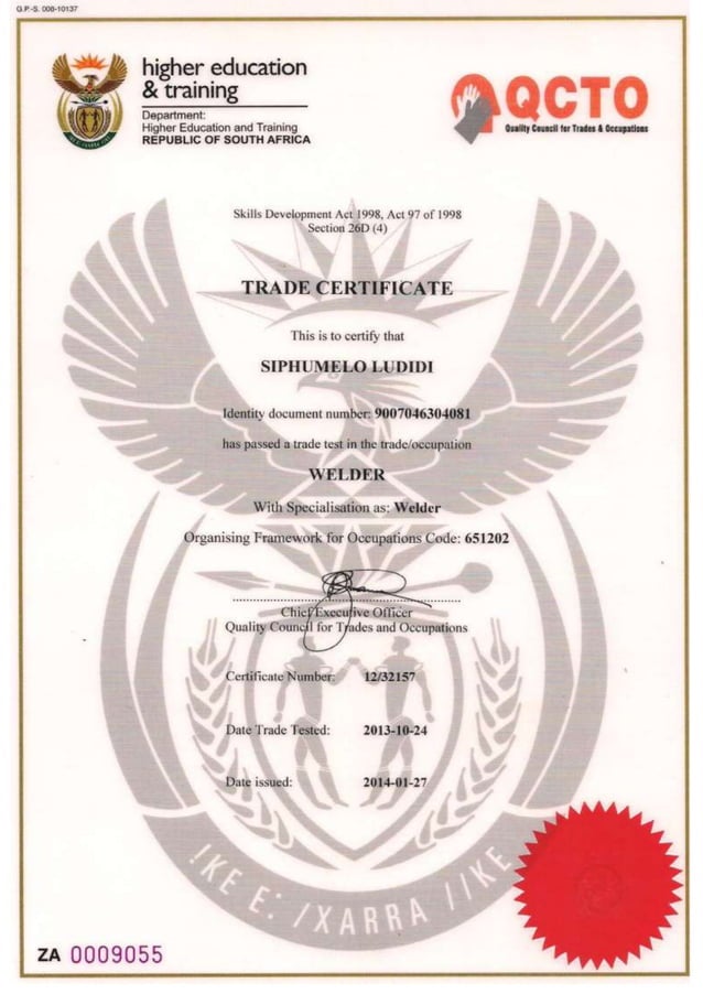 TRADE CERTIFICATE | DOCX