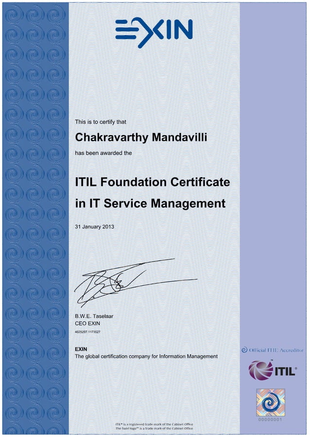 ITIL Foundation | PDF