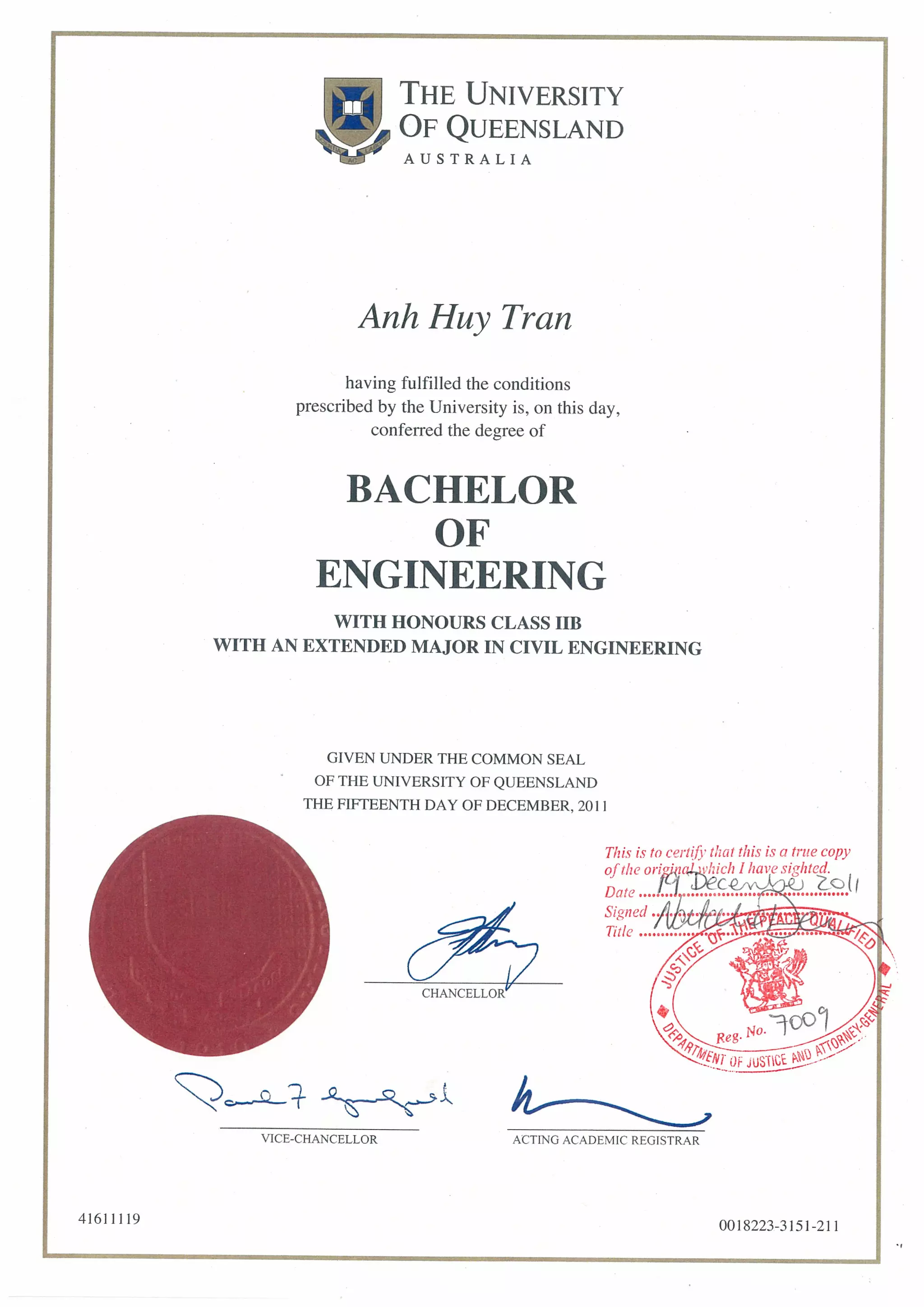 University Degree Certificate | PDF