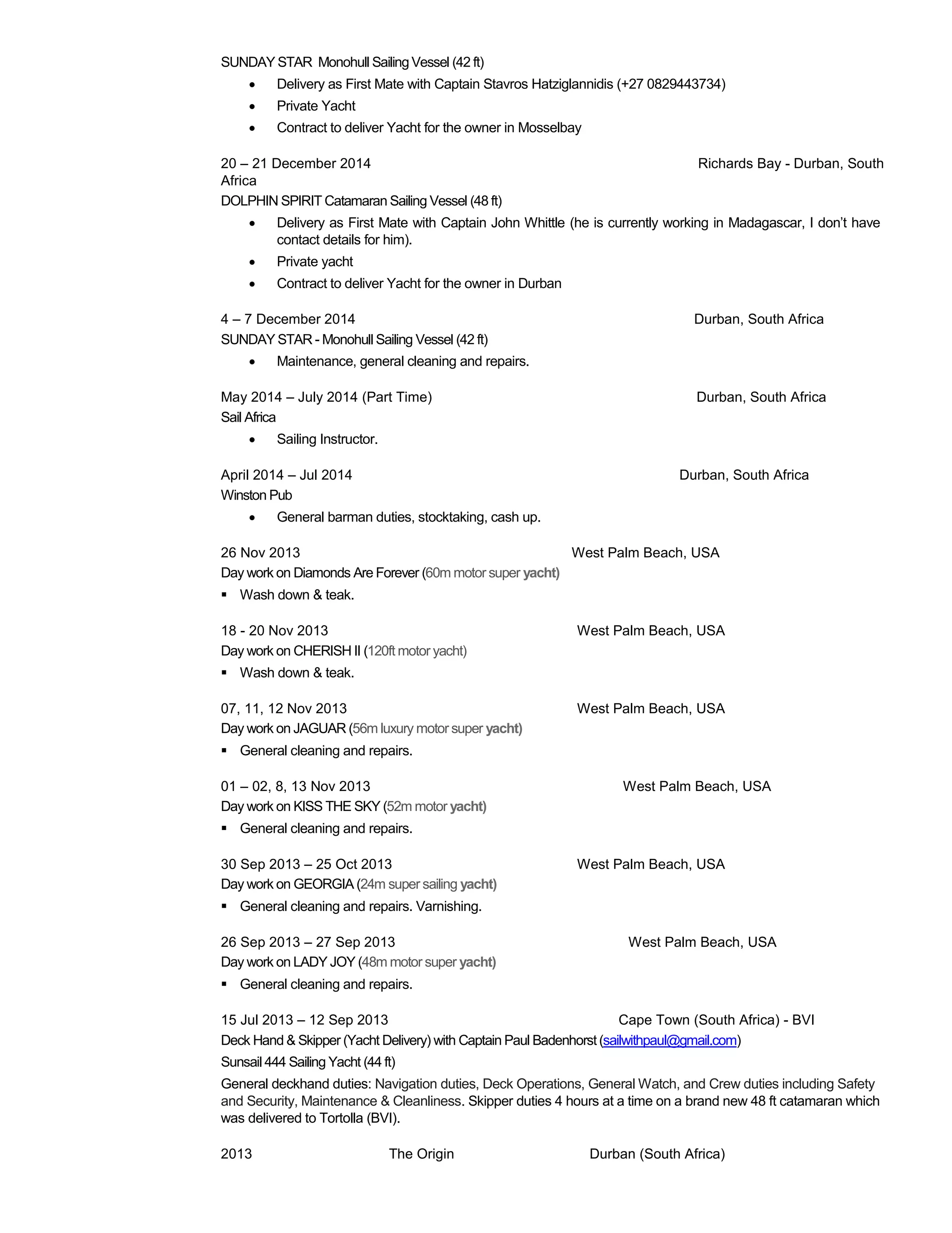 RESUME TIAN ERASMUS November 2015a | PDF