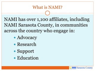 NAMI SRQ Overview | PPTX | Brain and Nervous System Disorders ...
