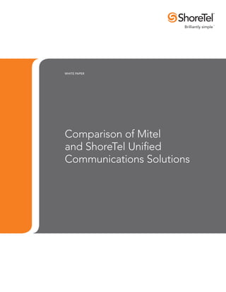 ShoreTel vs Mitel Competitve Analysis | PDF | Operating Systems | Computer Software and Applications