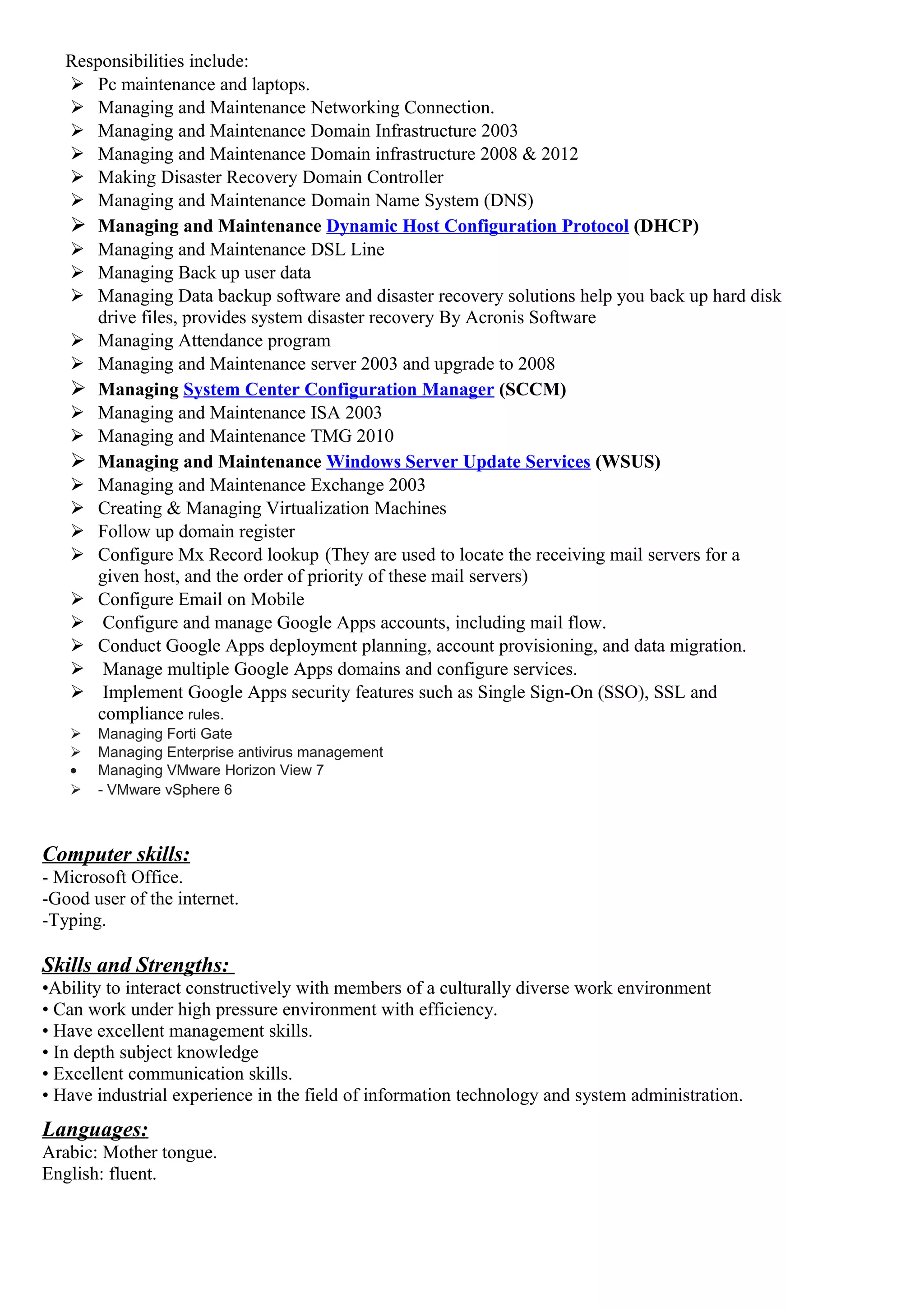 Ahmed fahmy cv | PDF