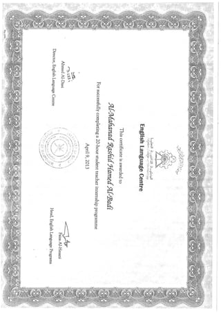 My certificates | PDF