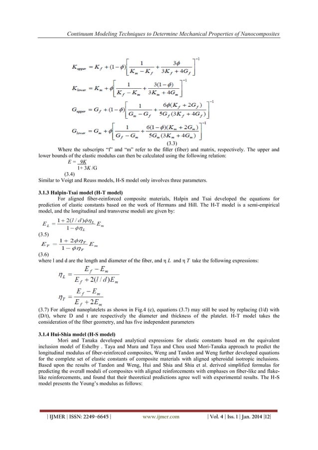 Continuum Modeling Techniques to Determine Mechanical Properties of ...