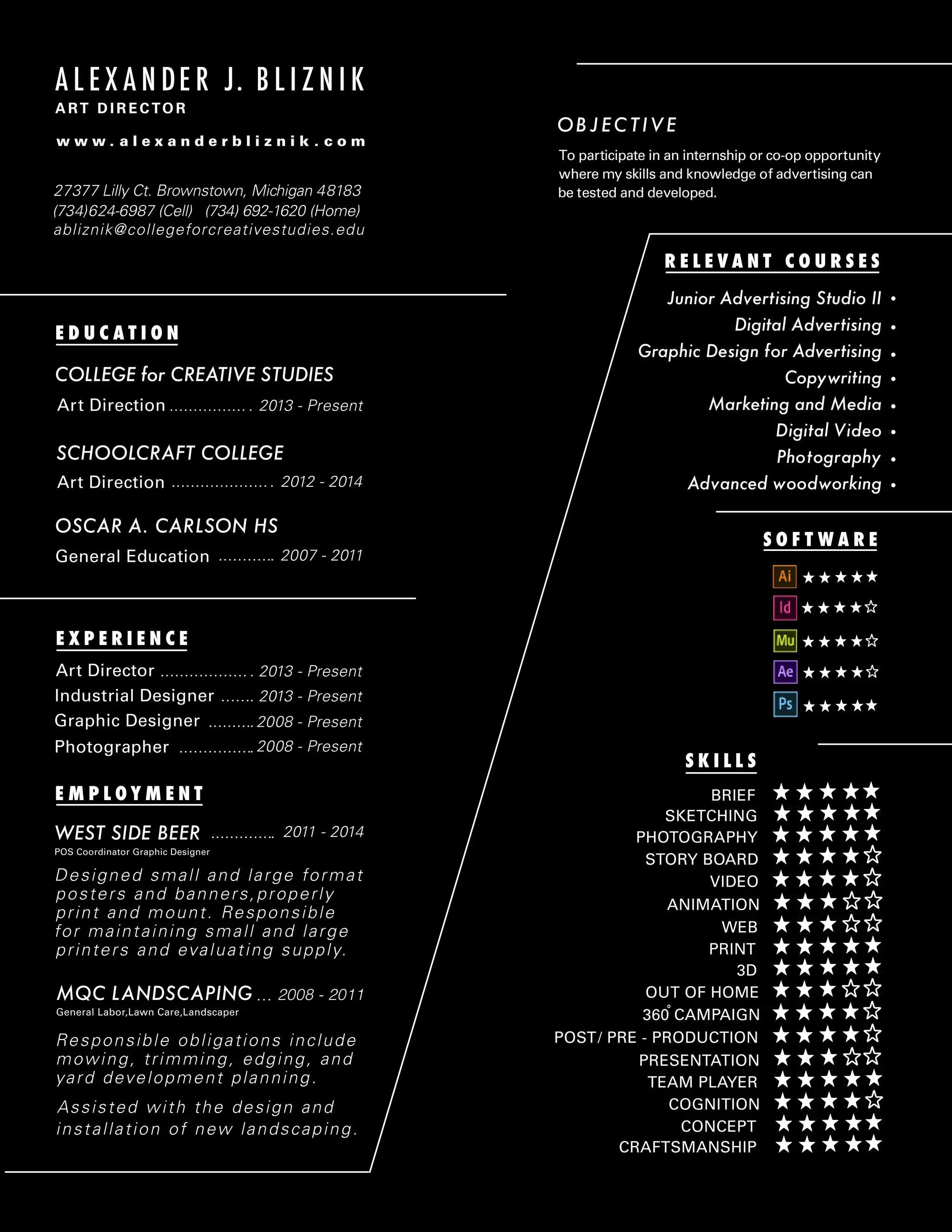 Alexander_Bliznik_Resume2014 | PDF