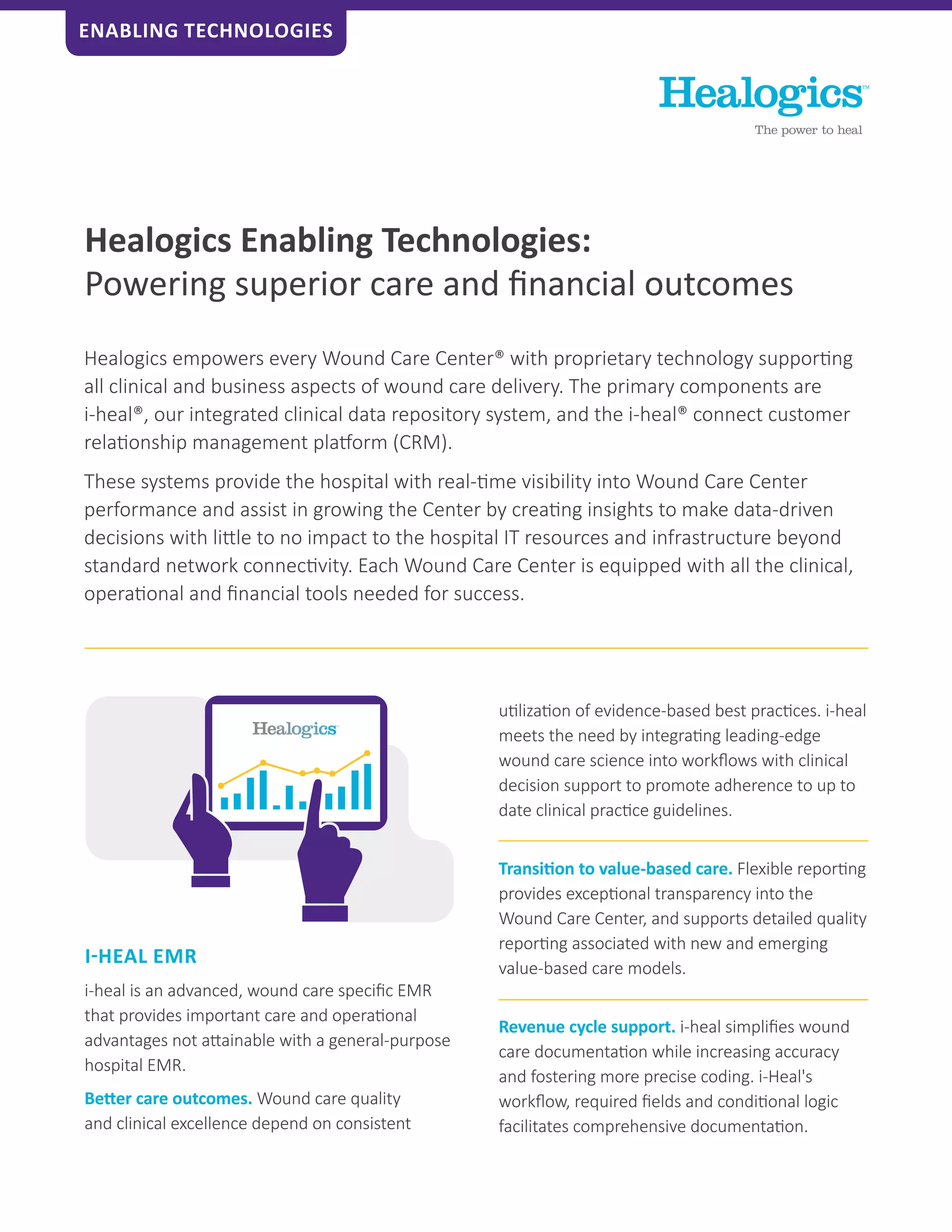 EnablingTechnologies Powering superior care and financial outcomes | PDF
