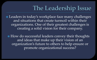 Week 8, Communicating Organizational Vision | PPTX