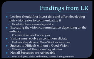 Week 8, Communicating Organizational Vision | PPTX