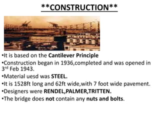 HOWRAH BRIDGE(ESTD-1943) | PPTX