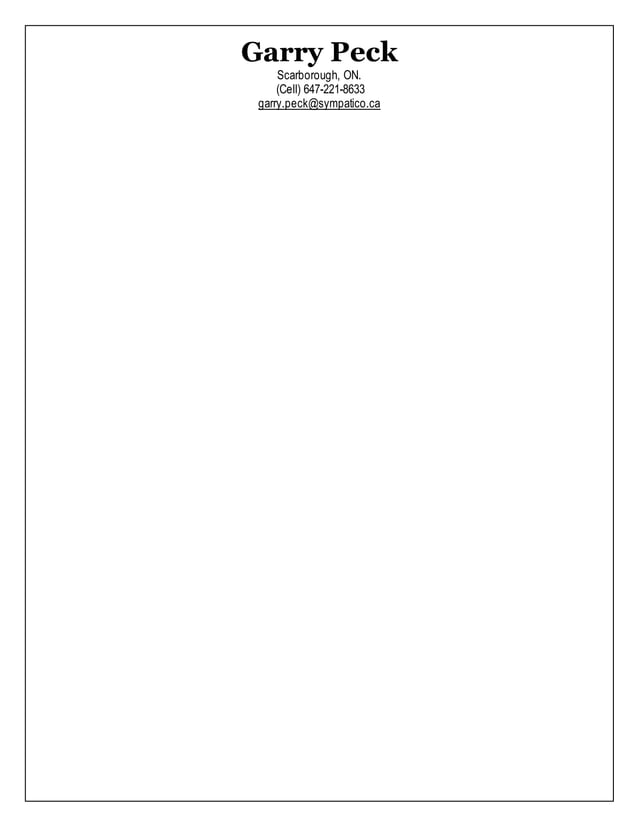 Garry's resume 2015 revised | DOCX