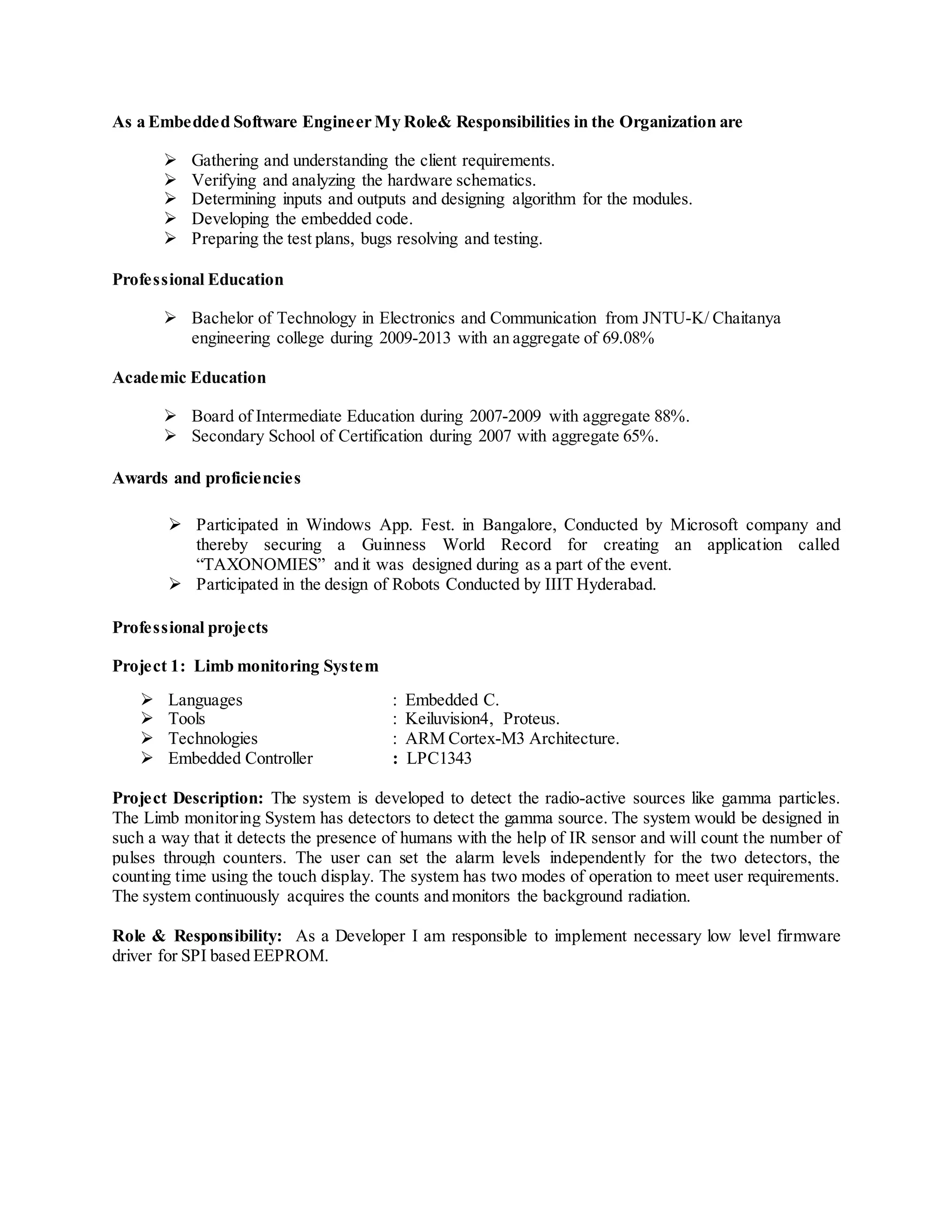 Surya resume | DOCX